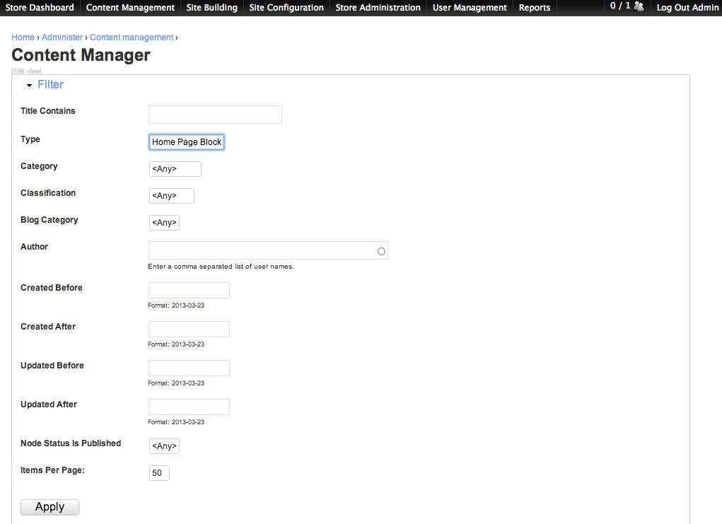 How To Edit Your Home Page Block